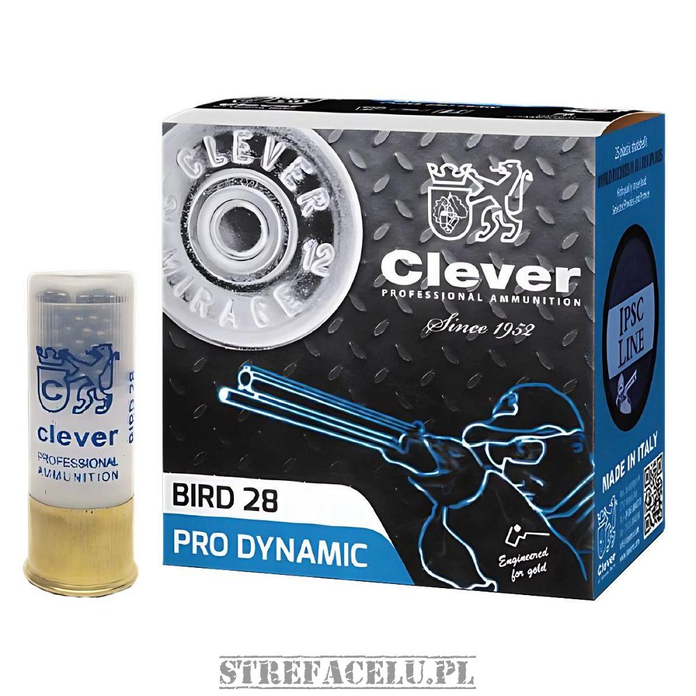 Amunicja śrutowa Clever Pro Dynamic Bird Shot 28g// 12/70 Sklep Warszawa
