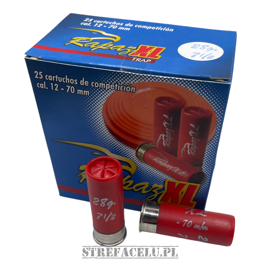 Amunicja śrutowa RAPAZ XL TRAP 28g "7,5" // 12/70 Sklep Warszawa
